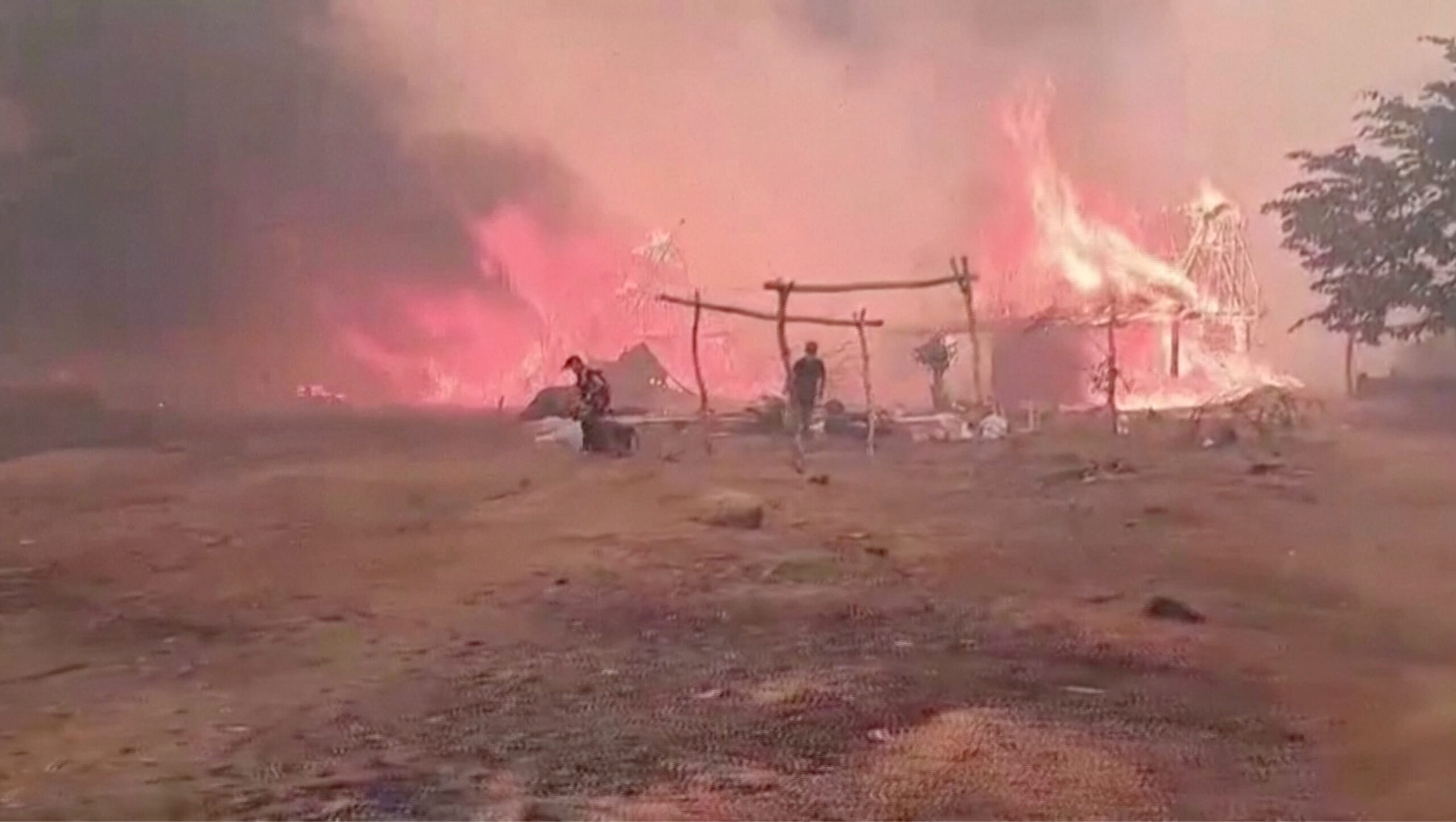 Bolivia wildfires burn record area, scorching homes and farms – The ...